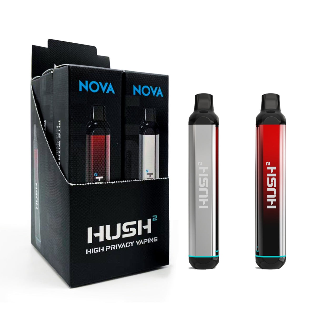 NOVA HUSH 2 ELECTROPLATED 510 THREAD BATTERY | Premium Vaping Supplies ...